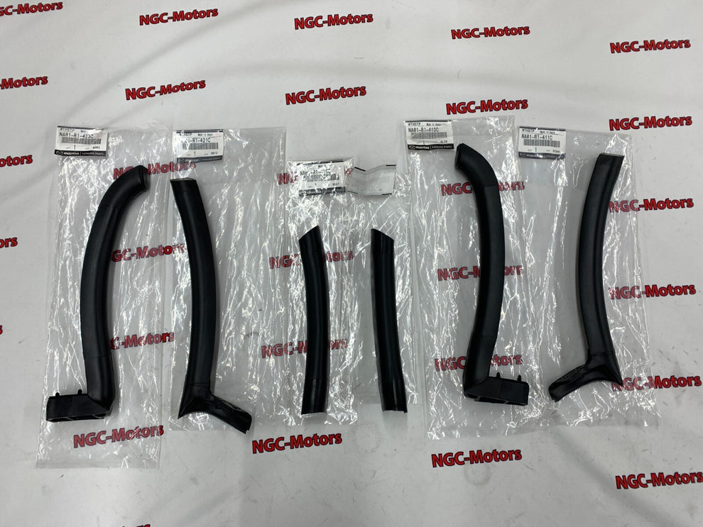 Mazda MX-5 Miata NA8C 1990-1997 OEM Genuine Soft Top WeatherStrip Set ...